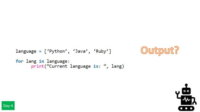 Introduction to python day 4 part 2 | PDF | Programming Languages | Computing