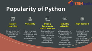 A Brief Introduction to Python - English | PPTX