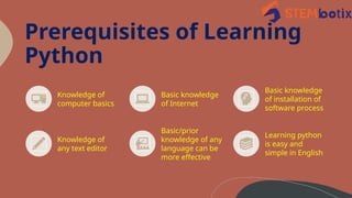 A Brief Introduction to Python - English | PPTX