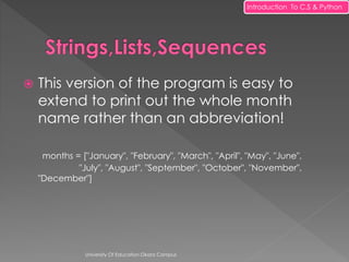 Introduction to Python | PPT