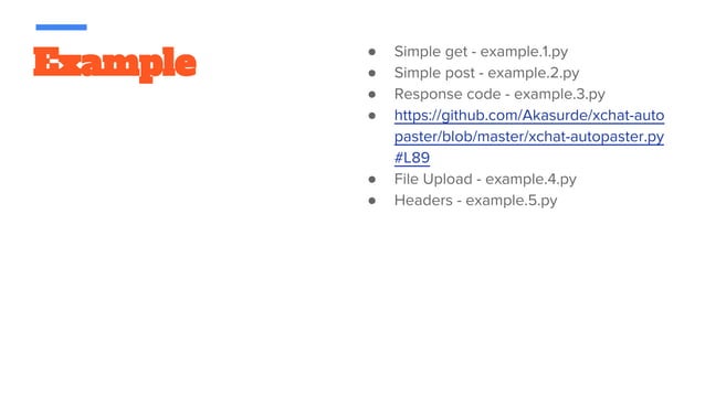 Introduction to python requests | PDF
