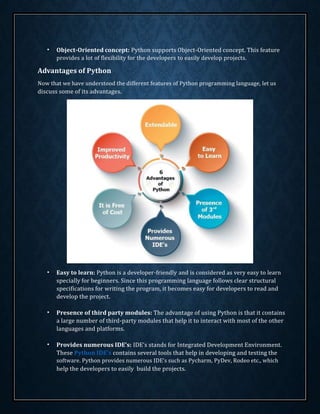 Introduction to python updated | PDF