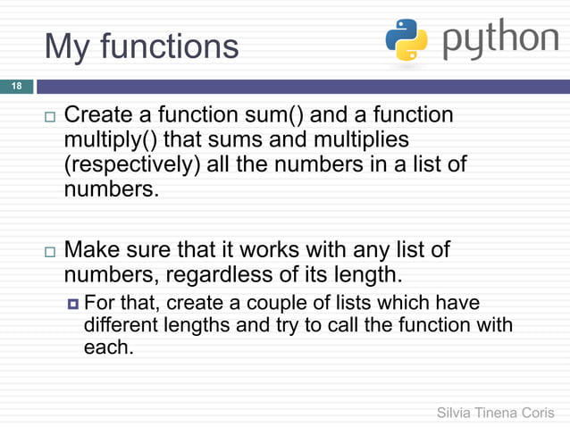 Introduction to Python 2 (part 2/2) | PDF | Programming Languages ...