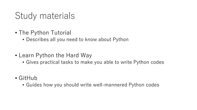 Introduction to python 3 | PPT