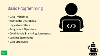 Introduction to python (data structures) day 4 part 3 | PPT