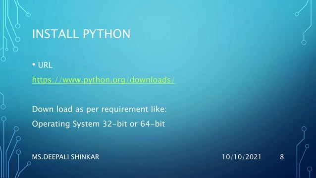 Introduction to python | PPTX