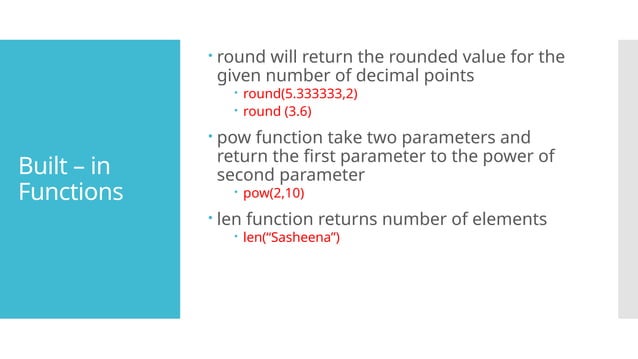 Introduction to Python External Course !!! | PPT