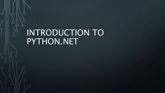 Introduction To Python