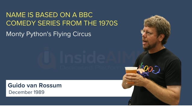 Introduction to Python Programming | InsideAIML | PPT