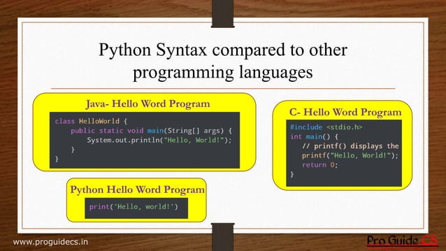 Introduction To Python Programming Why Python Applications Of Python Pptx Programming 0355