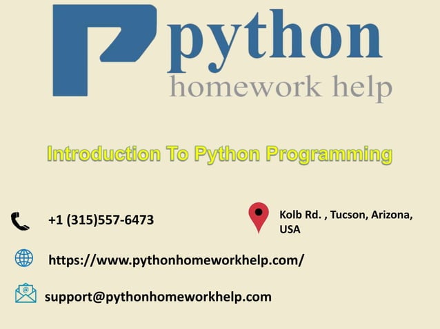 Introduction To Python Programmingpptx