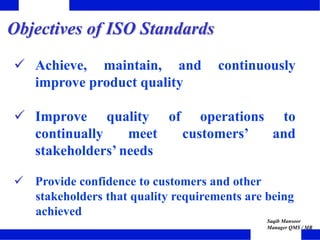 INTRODUCTION TO QUALITY MANAGEMENT SYSTEM (QMS) ISO9000 | PPT