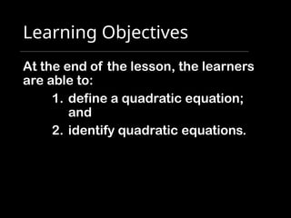 Introduction to Quadratic Equations.pptx