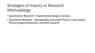 Introduction to qualitative research and nvivo 12 | PPTX | Educational Assessment | Education