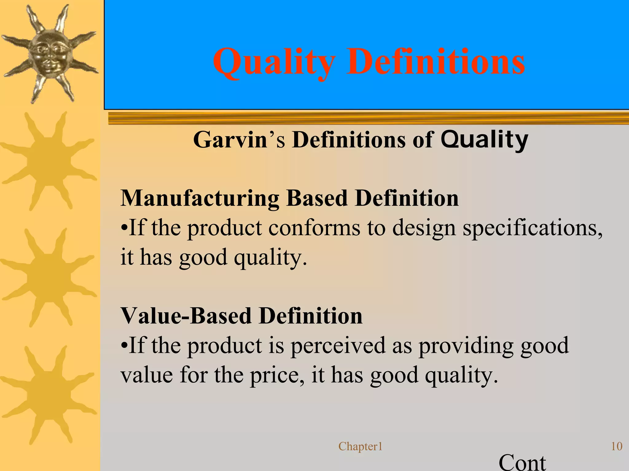 Introduction to Quality | PDF