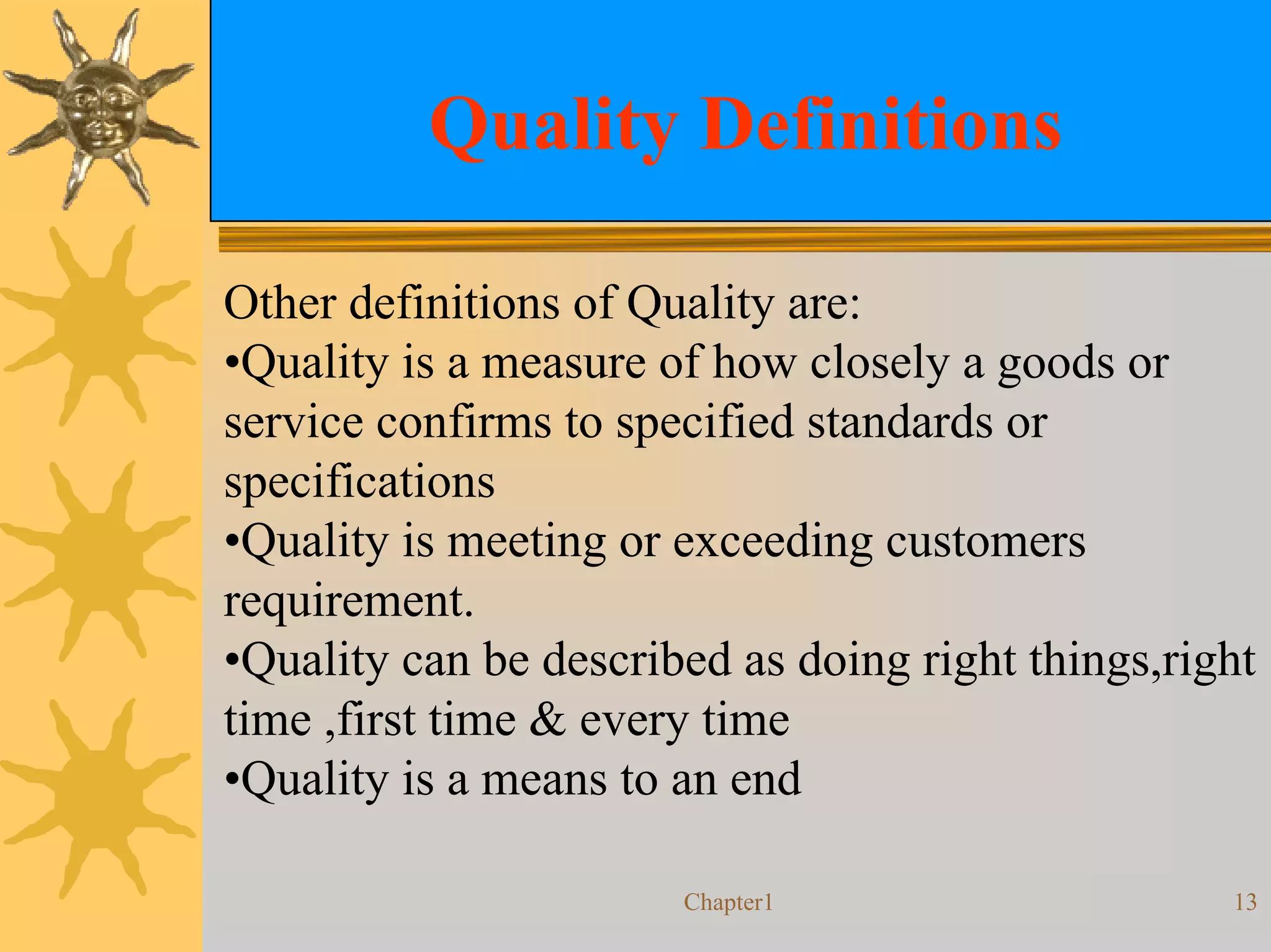 Introduction to Quality | PDF