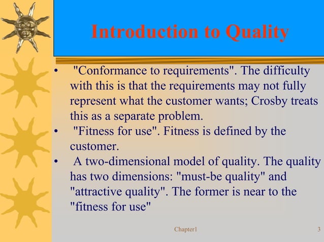Introduction to Quality | PDF