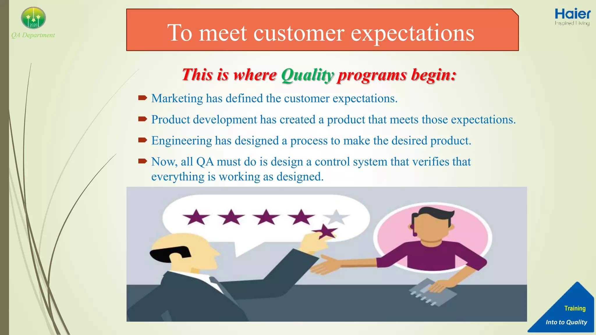 Introduction to Quality (Training for Beginners) | PPTX