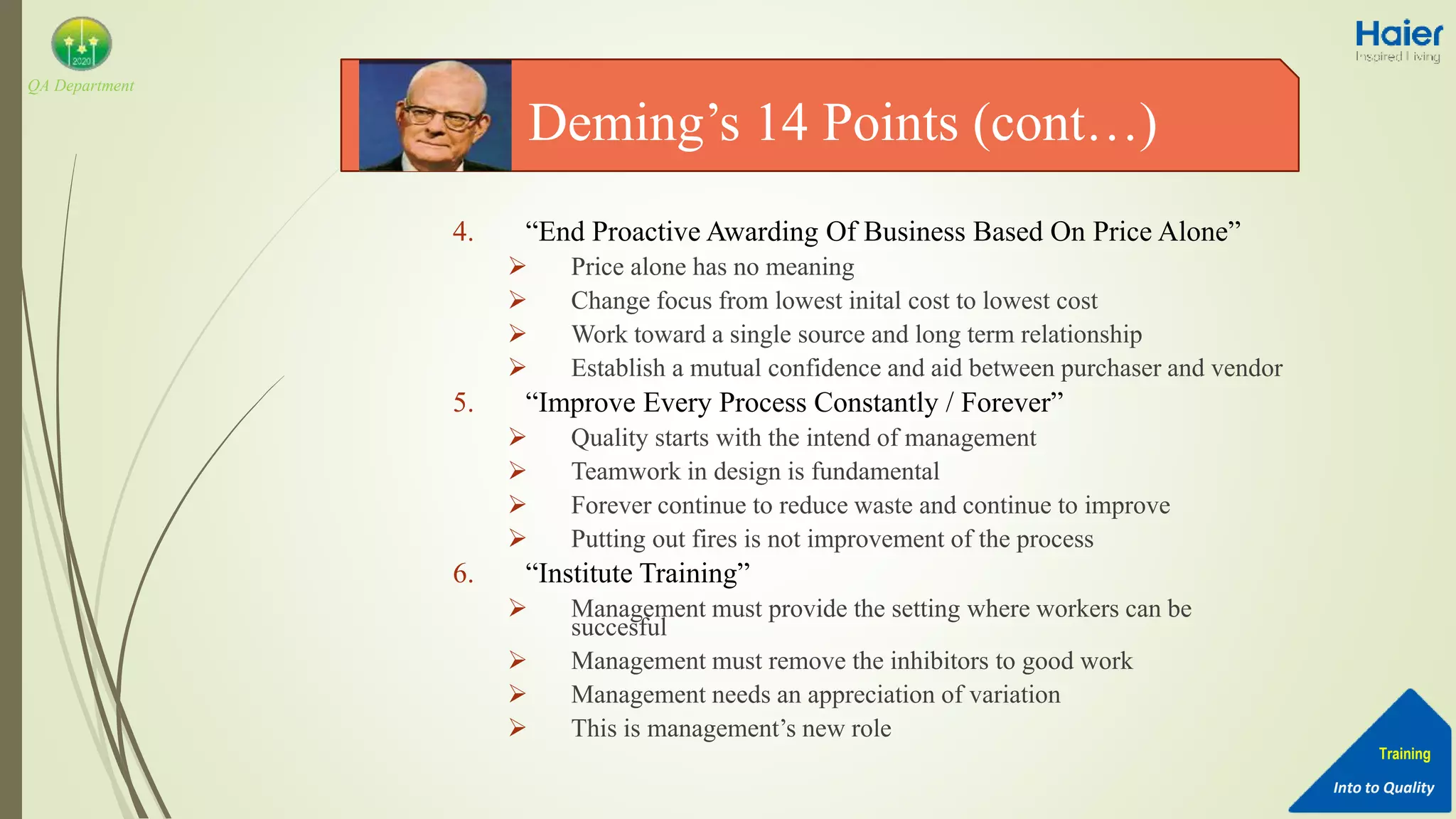 Introduction to Quality (Training for Beginners) | PPTX