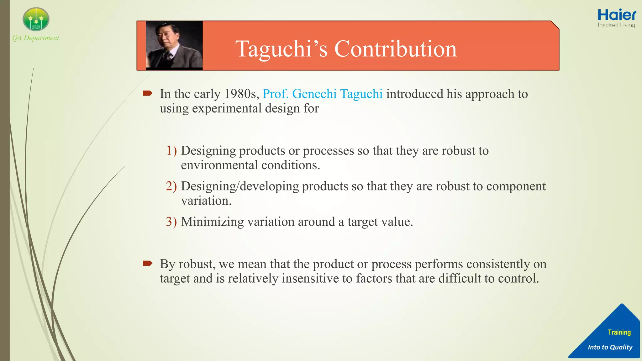 Introduction to Quality (Training for Beginners) | PPTX
