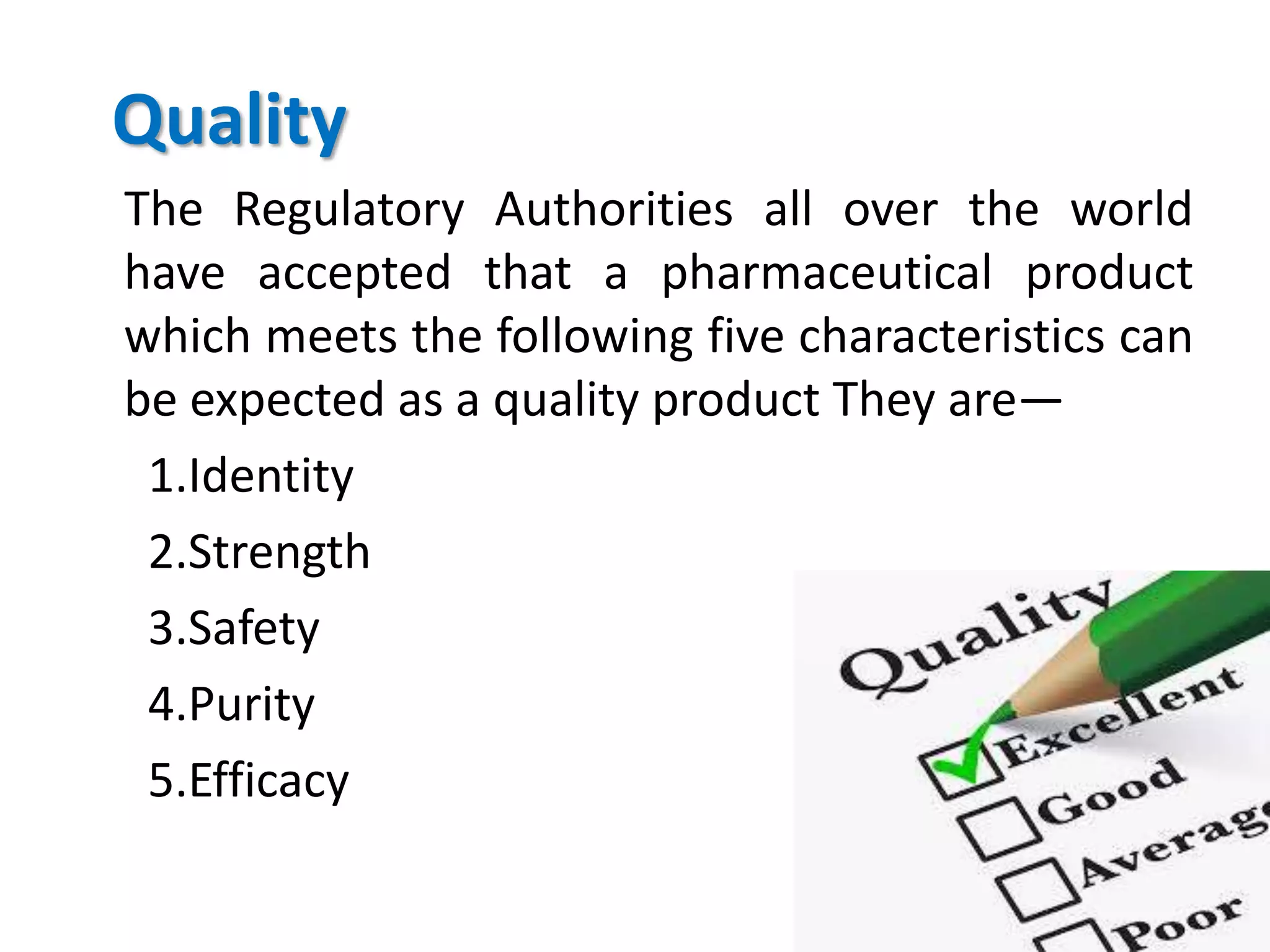 Introduction to quality assurance and qualtiy control | PPTX
