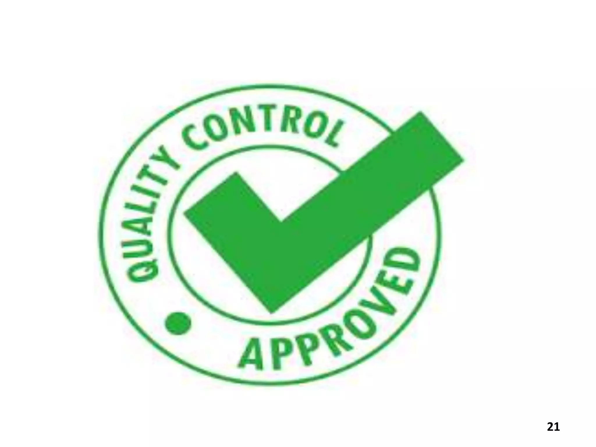 Introduction to quality assurance and qualtiy control | PPTX