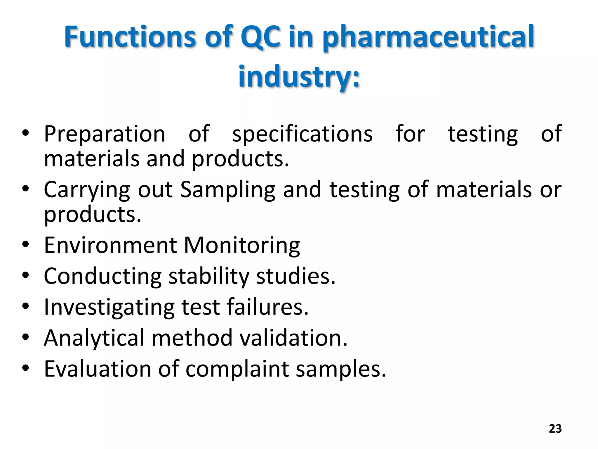 Introduction to quality assurance and qualtiy control | PPTX