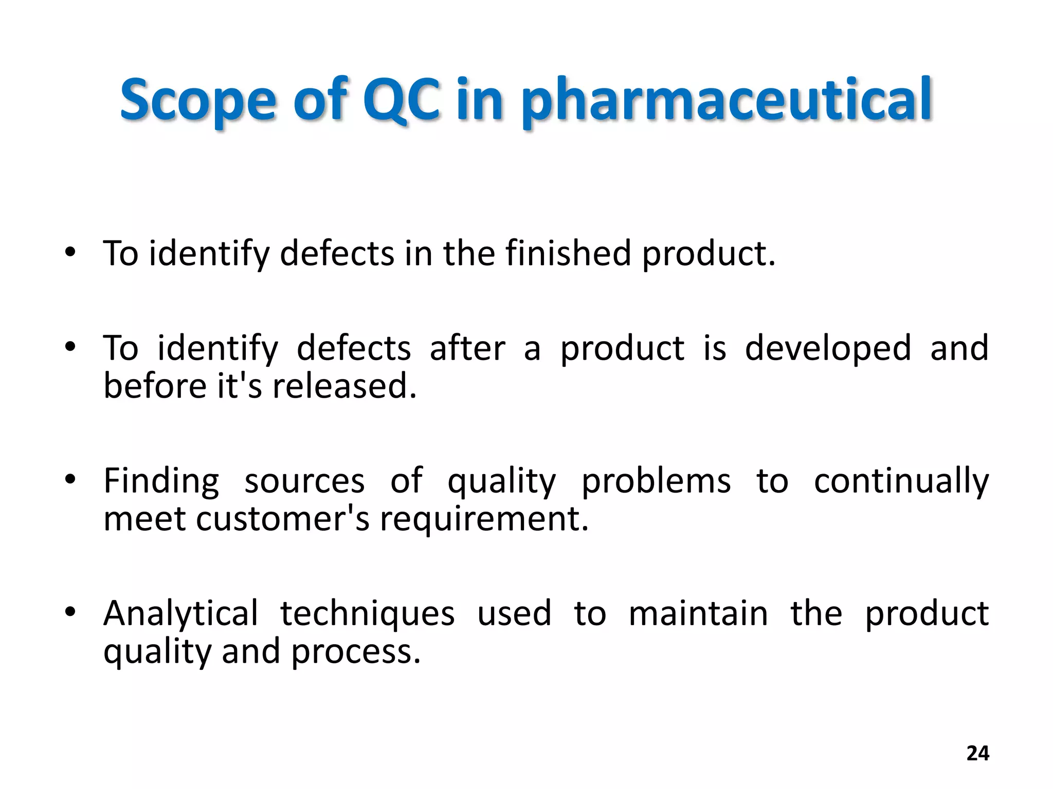 Introduction to quality assurance and qualtiy control | PPTX