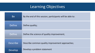 Introduction to Quality Improvement Essentials | PPT