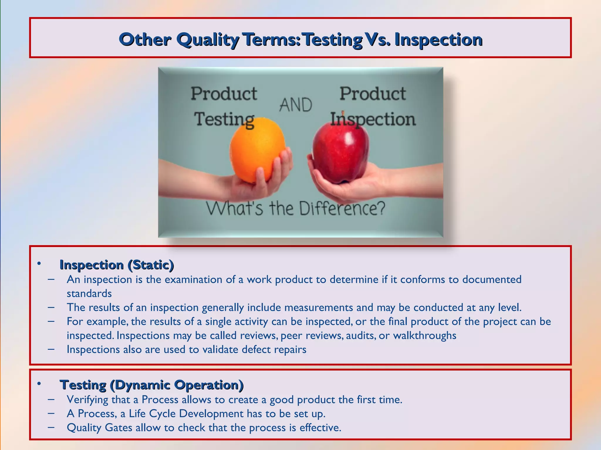 Introduction to quality management | PPT