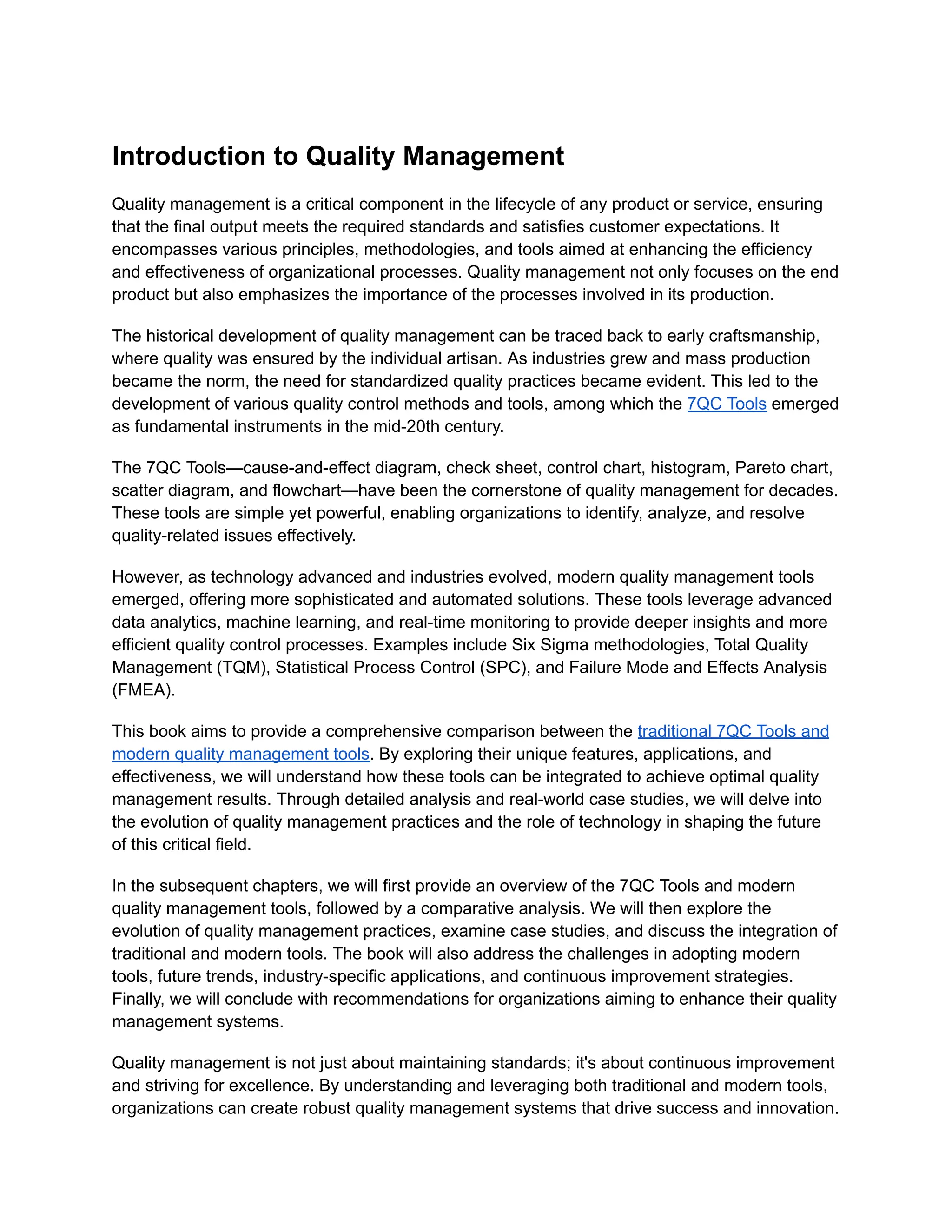 Comparing 7QC Tools with Modern Quality Management Tools: A ...