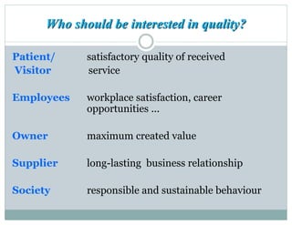 Introduction to quality and OVR | PPTX | First Aid | Injuries