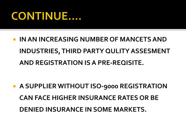 Introduction to quality system | PPT