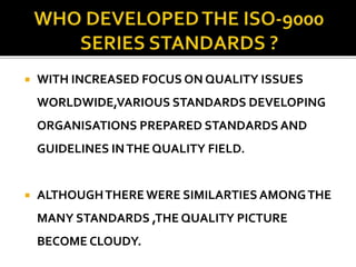 Introduction to quality system | PPTX