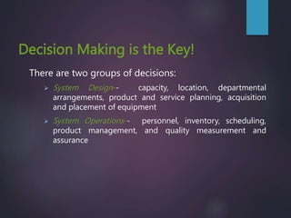 Introduction to quantitative decision-making methods in healthcare management | PPT