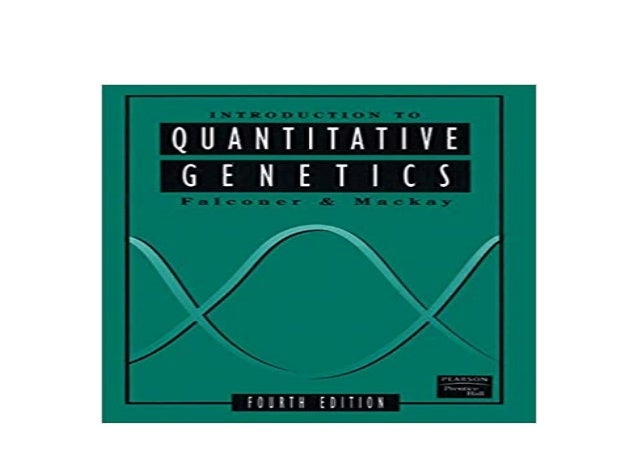 ~[FREE_EBOOK]~ Introduction to Quantitative Genetics 4th Edition 4th