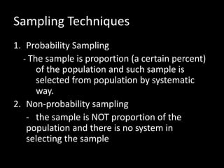 Introduction to quantitative method of research | PPSX