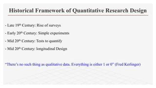 Introduction to quantitative research design | PDF