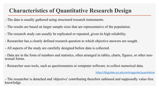 Introduction to quantitative research design | PDF