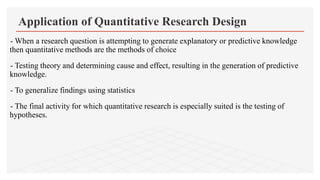 Introduction to quantitative research design | PDF