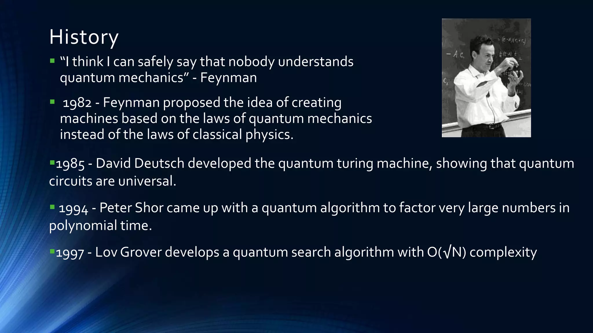 Introduction to quantum computing | PPT
