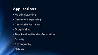 Introduction to quantum computing | PPT