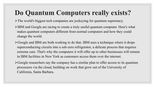Introduction to quantum computing | PPTX