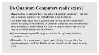 Introduction to quantum computing | PPTX