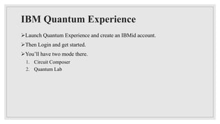 Introduction to quantum computing | PPTX