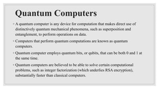 Introduction to quantum computing | PPTX