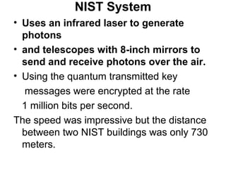 Janusz Kowalik: quantum cryptography | PPT | Physics | Science