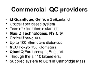 Janusz Kowalik: quantum cryptography | PPT