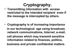 Introduction to quantum cryptography | PPT | Information and Network Security | Computing