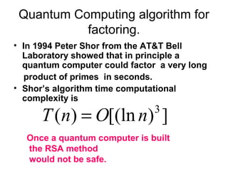 Introduction to quantum cryptography | PPT | Information and Network Security | Computing